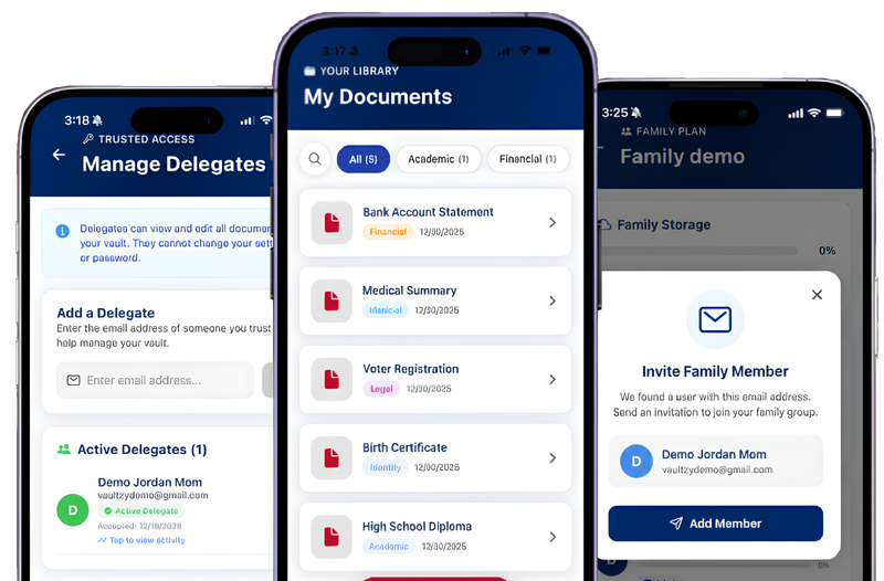 Vaultzy | Secure Digital Vault for Documents & Vital Records